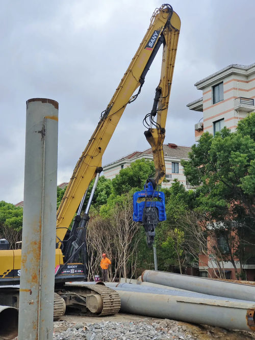 Quality Hydraulic Pile Driver & Excavator Mounted Pile Driver factory ...