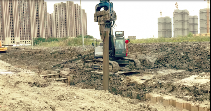 Sheet Pile Driving in Domestic High-rise Buildings