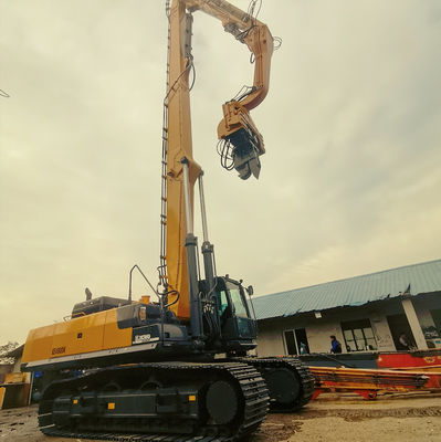 Side Grip Hydraulic Vibratory Hammer Pile Driver For 20T Excavator