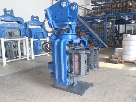10m Sheet Pile Vibro Hammer , Hydraulic Pile Driving Hammer