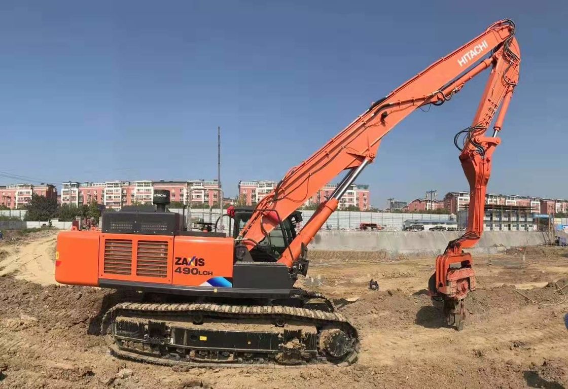 High Accuracy Vibratory Hammer Pile Driver , Hydraulic Pile Driving ...