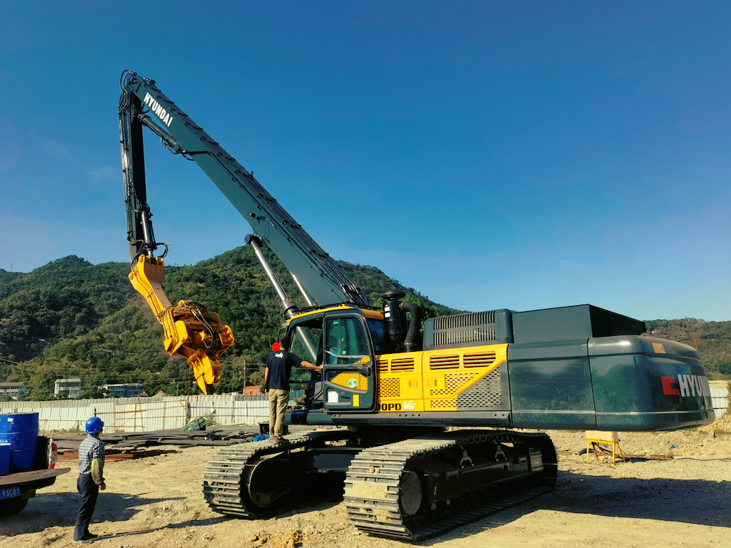 3.3 Ton Hydraulic Vibrating Hammer For Large Steel Plate Pile ...