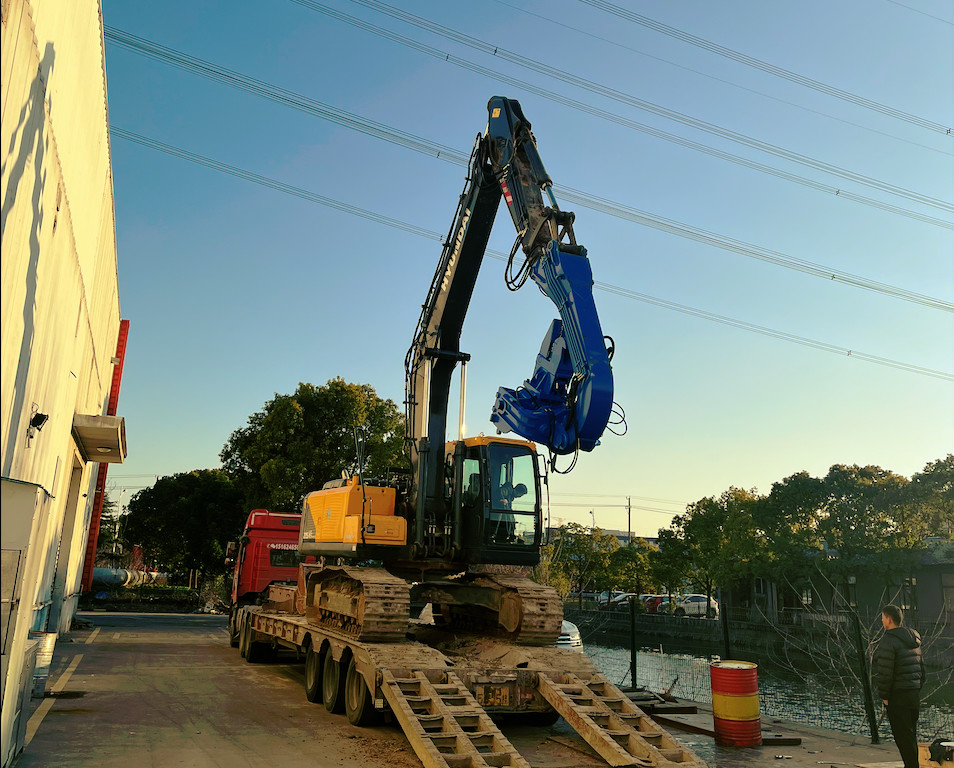 12 Meter Pile Driving Vibro Hammer For Sheet Piling And Pulling ...