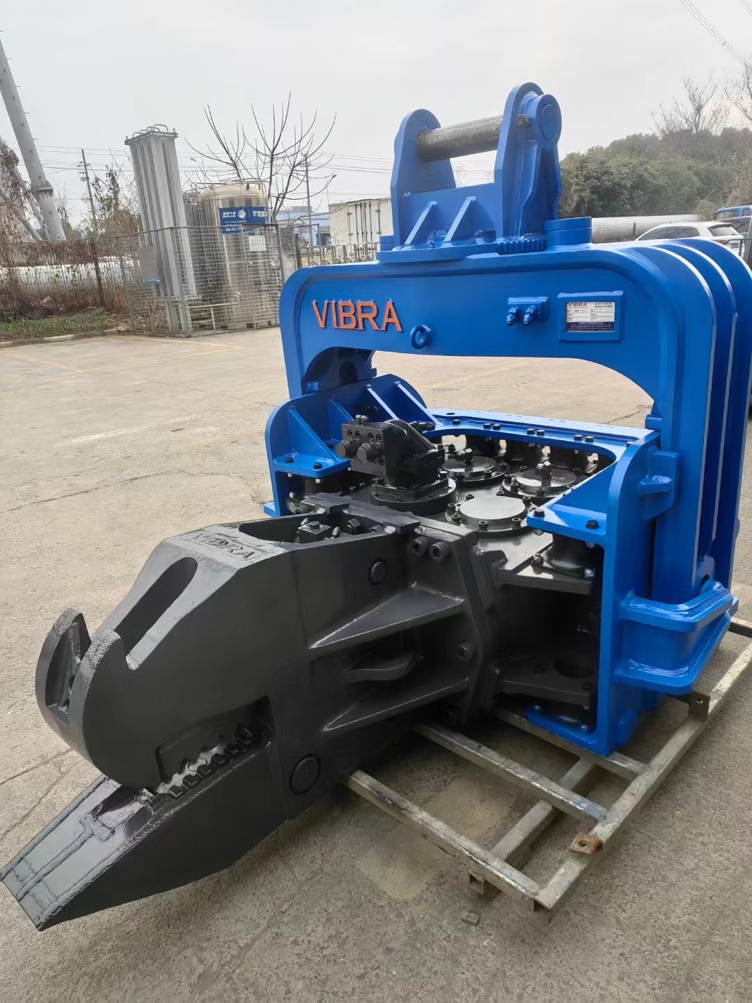65-75 Tons Excavator Four Eccentric Pile Driver For High Torque ...