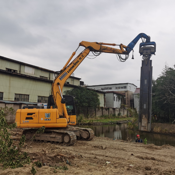 10M Vibratory Pile Driver | House Foundation Specialist | Plastic Sheet ...