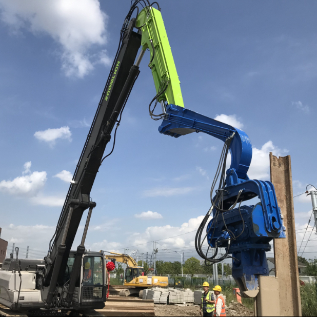 Sheet Pile Driving Pile Driver - Vibro Hammer & 2500-2800rpm Vibration ...