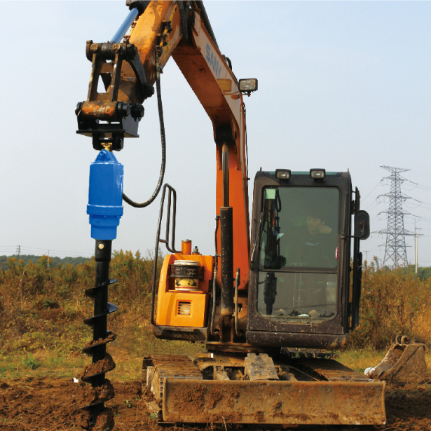 High-Torque Earth Auger for Excavators: 7-Meter Deep Boring & Maximum ...